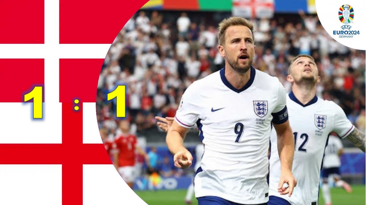 Denmark🇩🇰 vs England🏴󠁧󠁢󠁥󠁮󠁧󠁿 1 1 Extended Highlights | UEFA EURO 2024 ...