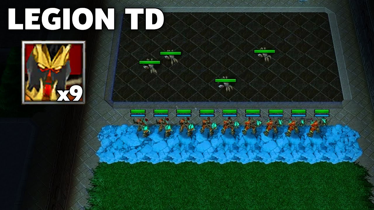 Legion TD Warcraft 3 - Spawn Gateguards Start | prccx3 1800+ - YouTube