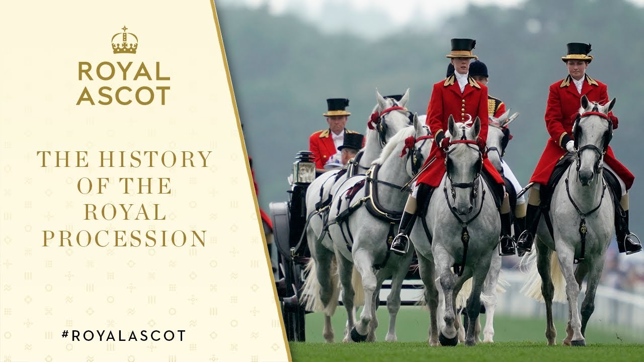 The Royal Procession - Royal Ascot Then & Now - YouTube