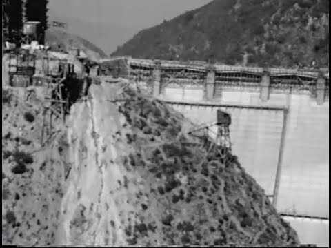 Morris Dam: Groundbreaking Ceremony & Construction of Morris Dam in the ...