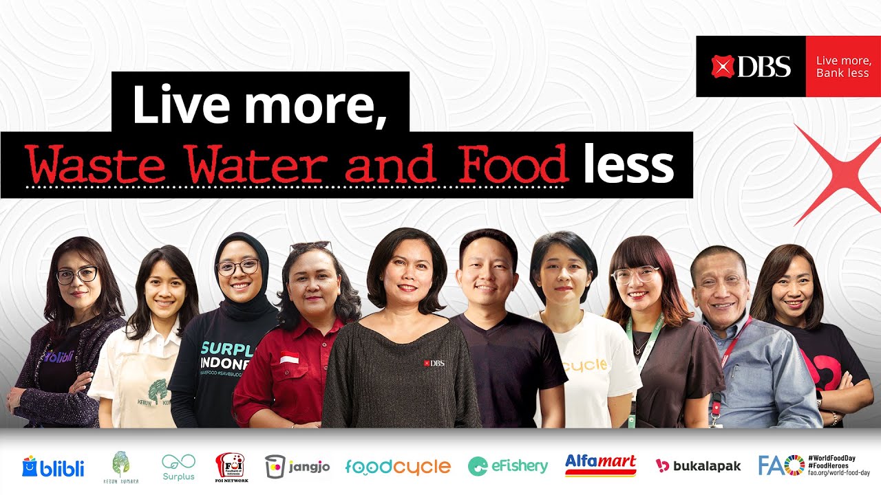 Live More, Waste Water & Food Less - YouTube