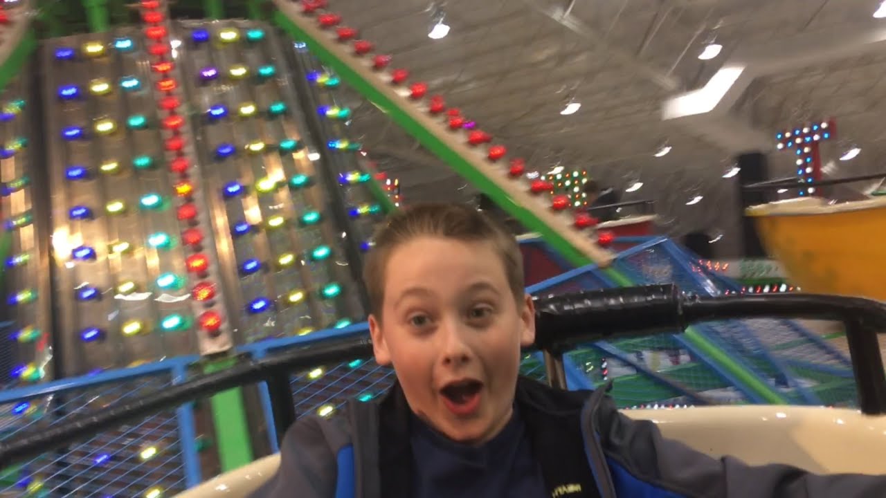 I-X Center Indoor Amusement Park | Roller Coaster & Rides POV ...