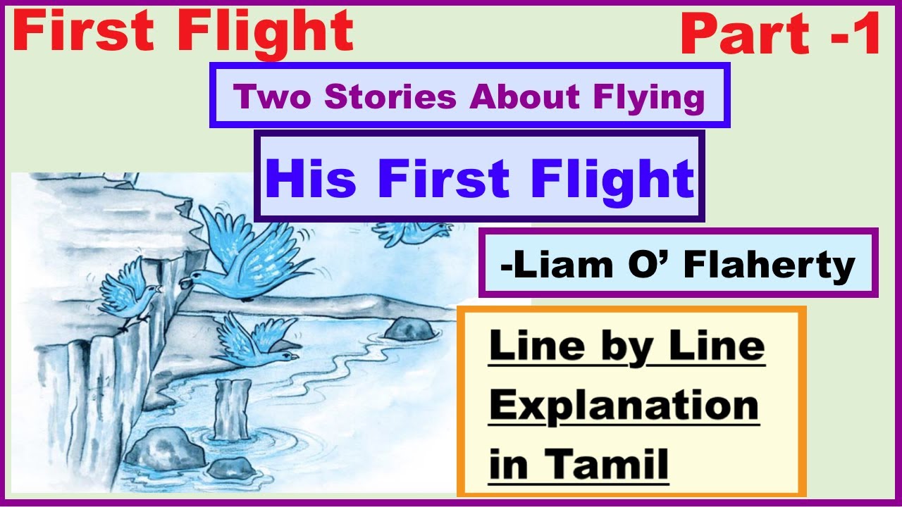 His First Flight in Tamil | CBSE NCERT Class 10 English | Liam O ...