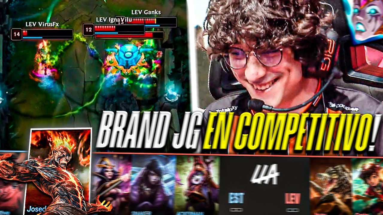 JOSEDEODO PICKEA BRAND JG🔥EN LA LLA! // EST vs LEV Game 1 - YouTube