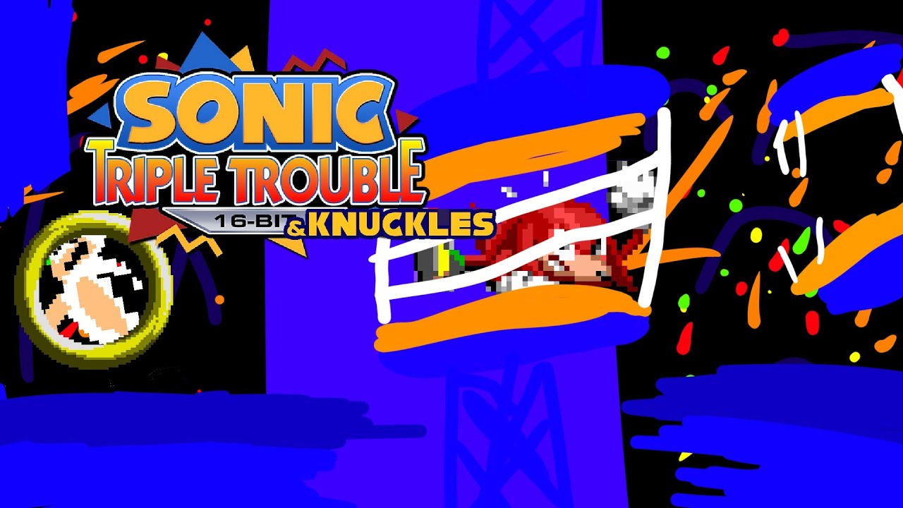 Sonic triple trouble 16 bits and knuckles parte 6 1/2 en flipaclip ...