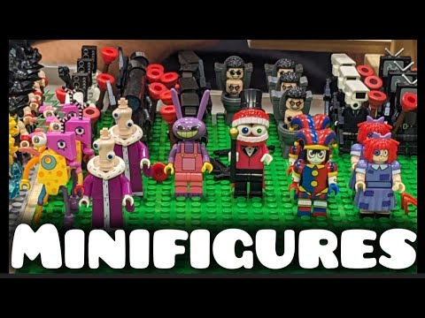 LEGO Bootleg The Amazing Digital Circus Minifigures - YouTube