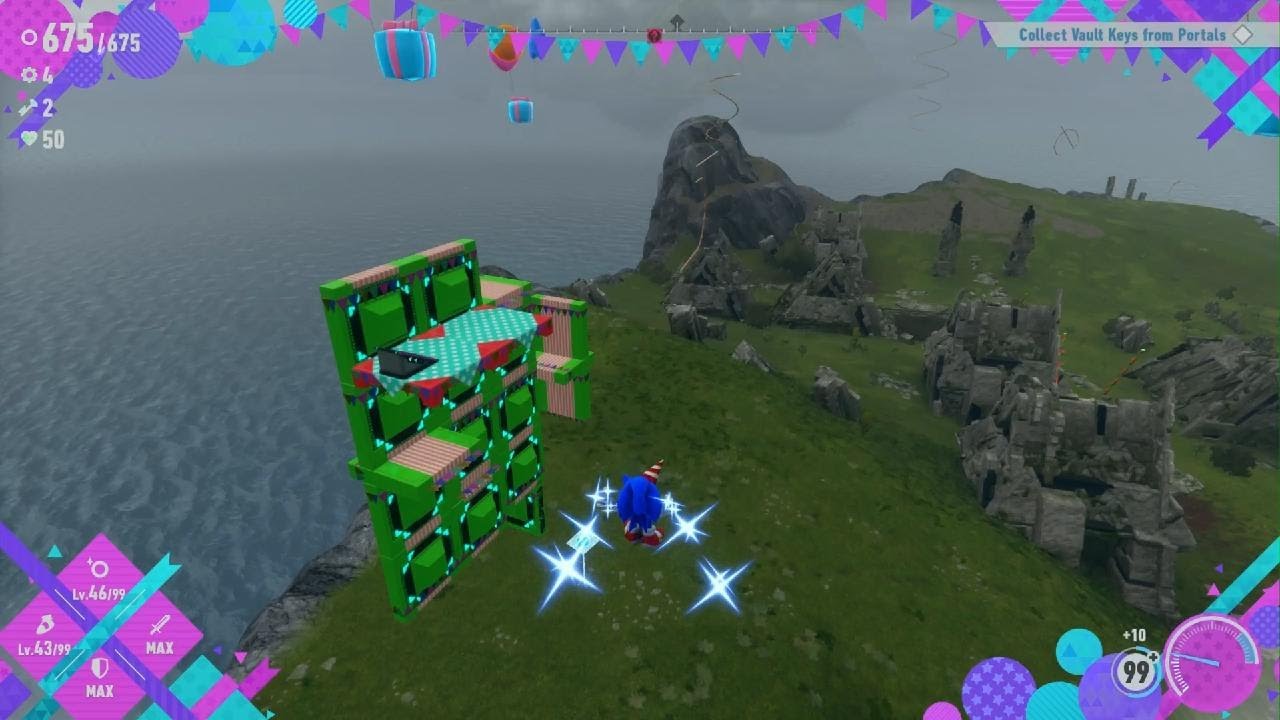 SONIC FRONTIERS (PS5) Playthrough: Ouranos Island (2nd Segment) Map ...