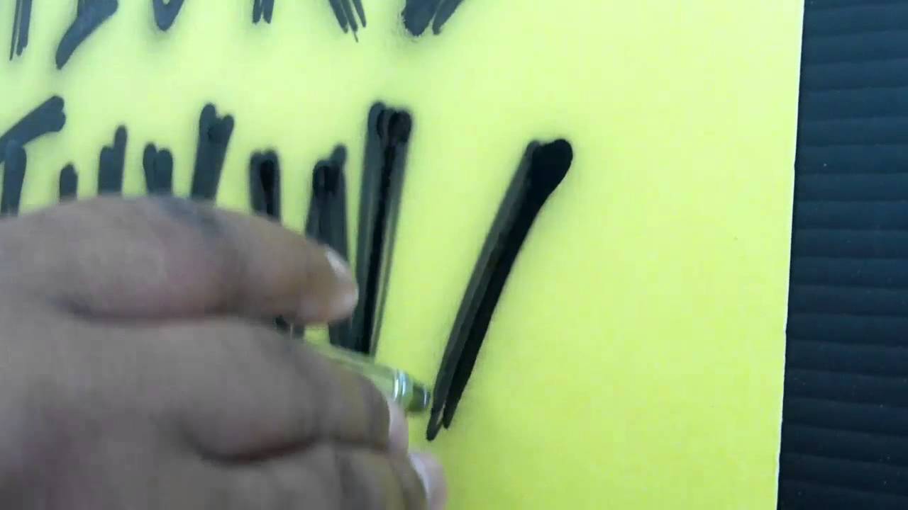 How to Airbrush Brush Stroke Letters (Alphabet) - YouTube