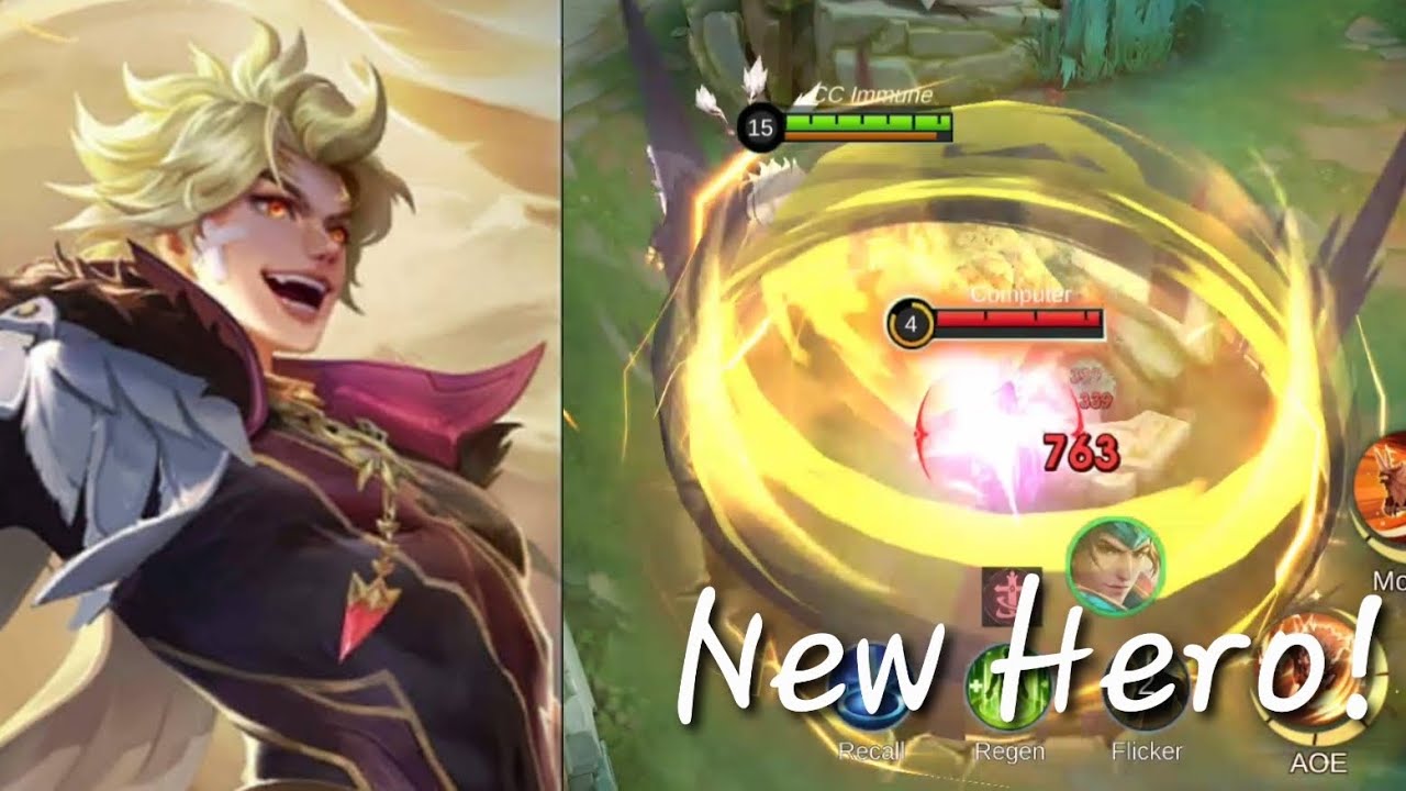 New! Mobile legends new hero Lucas the beast of light, skills and ...