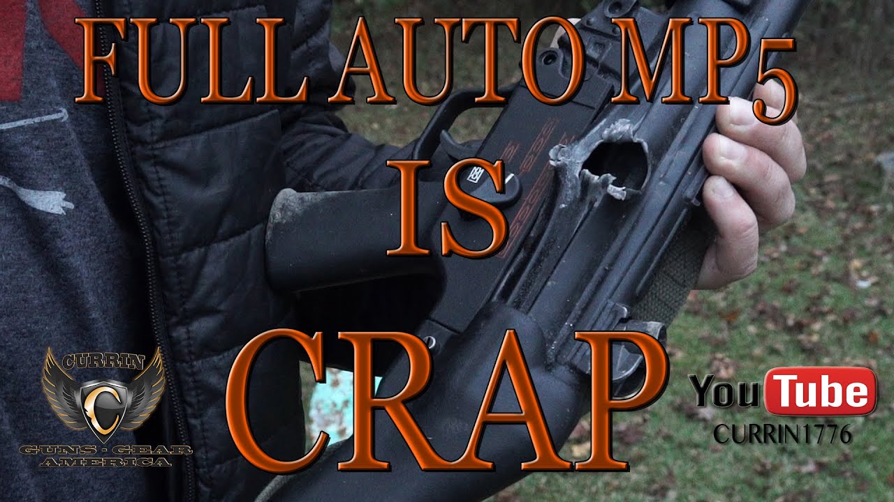 HK MP5 FULL AUTO - YouTube