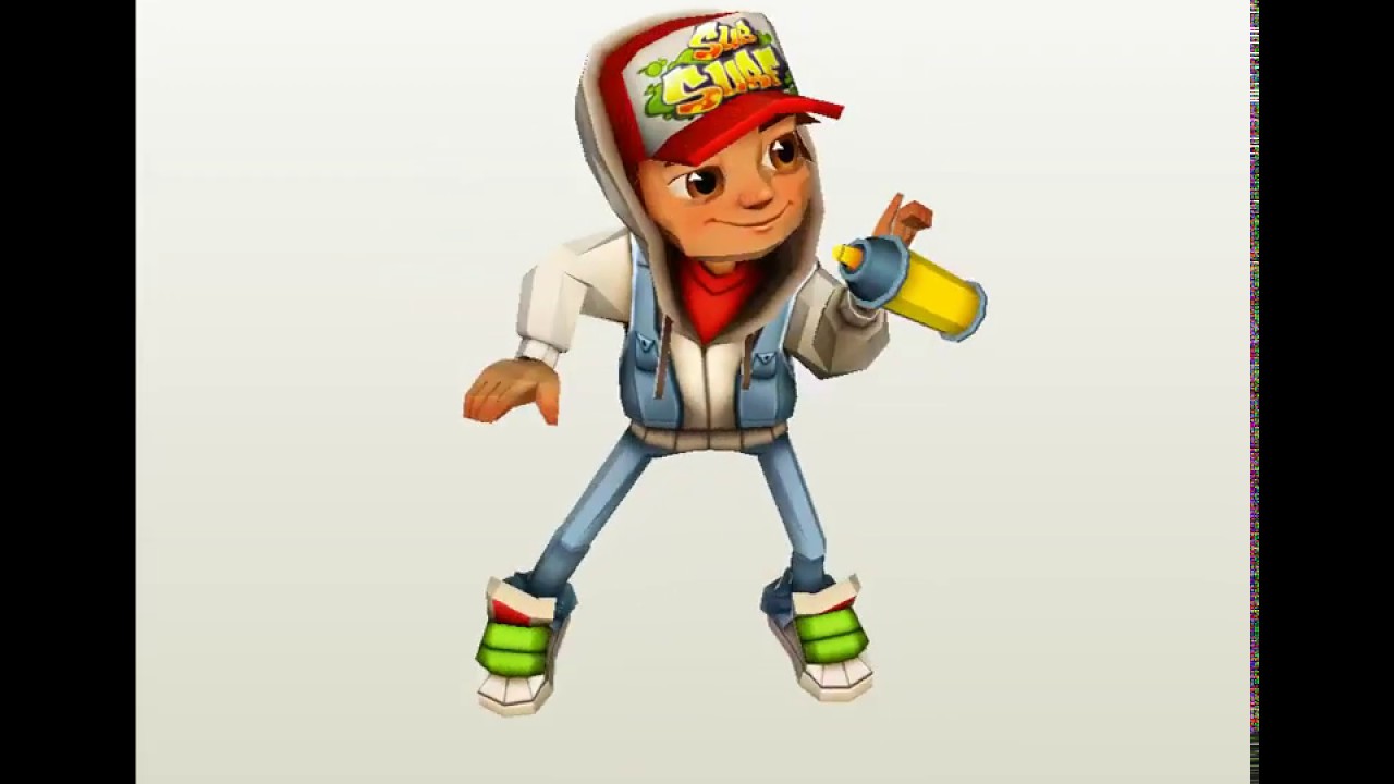 paper Subway Surfers Jake papercraft Pepakura Model - YouTube