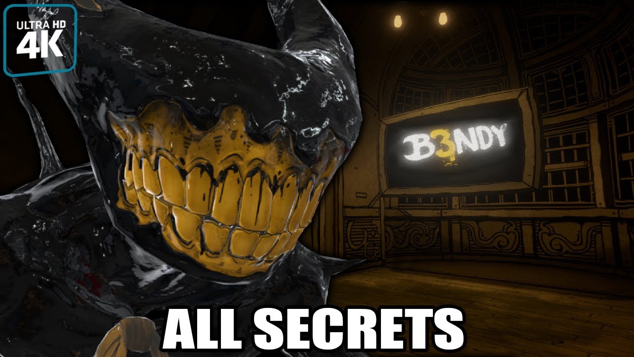 Bendy: Secrets of the Machine - All Secrets (FULL GAME) 4K 60FPS UHD PC ...