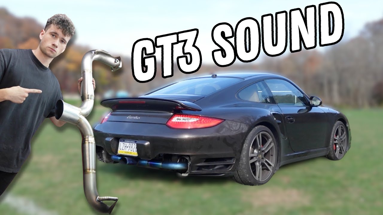 Making a 997 turbo sound like a gt3 - YouTube