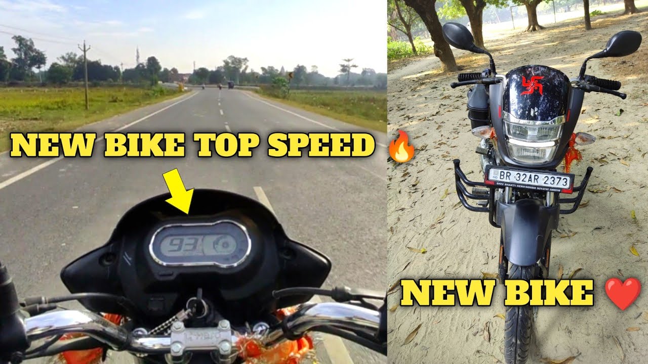 New Bike ️ Hyper Riding On My New Splendor Bike 🔥 New Bike Top Speed ...