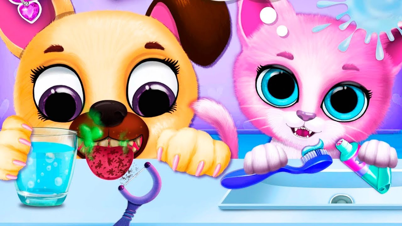 Kiki & Fifi Pet Friends - Play Fun Furry Kitty and Puppy Care - YouTube