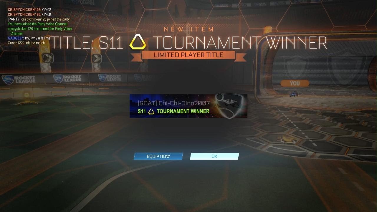 Rocket League I finally got the season 12 green title - YouTube