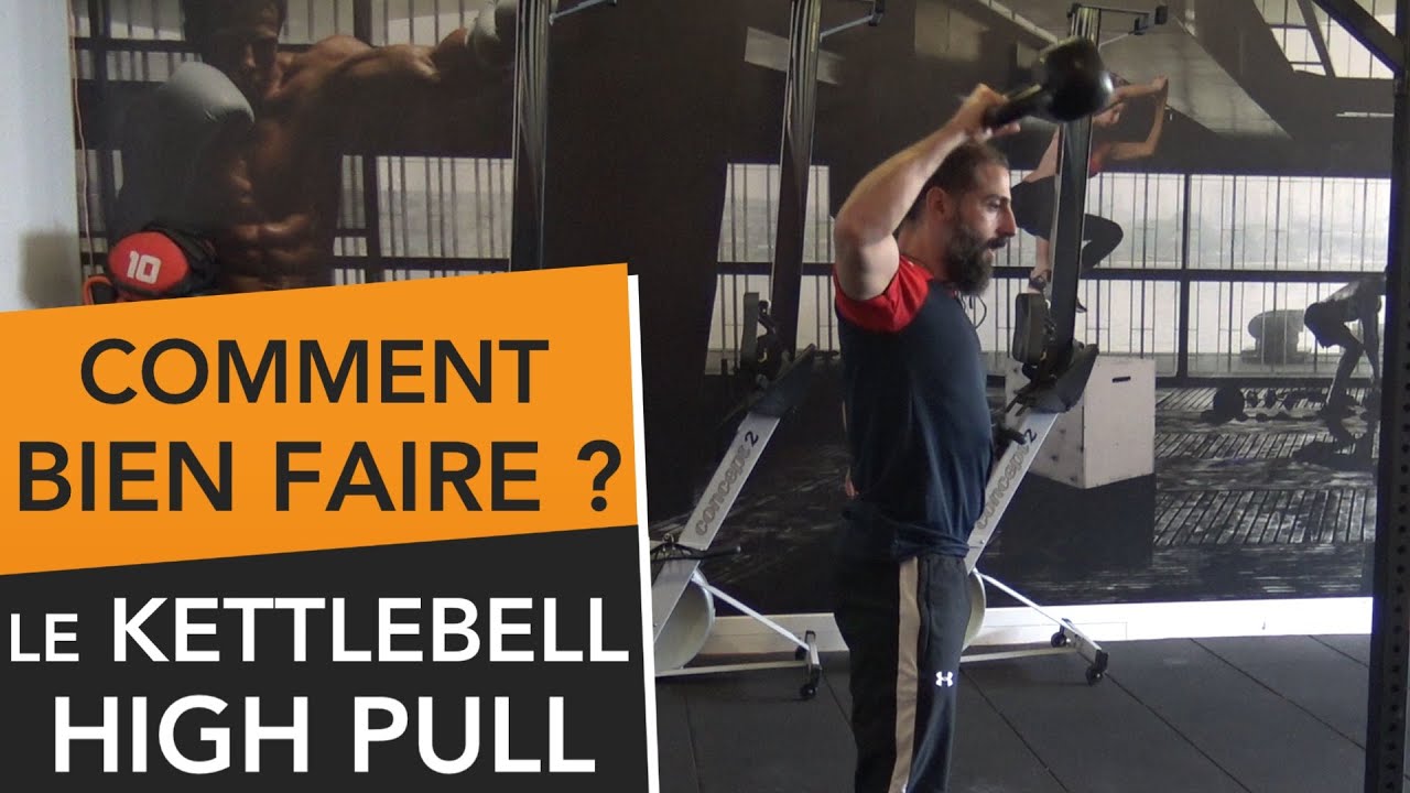 La technique du Kettlebell HIGH PULL 👌 [ONE ARM] - YouTube