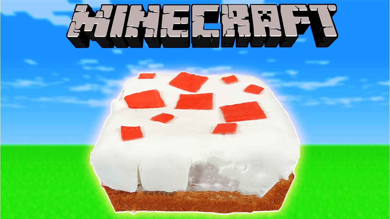 I Made a Minecraft Cake In Real Life - YouTube