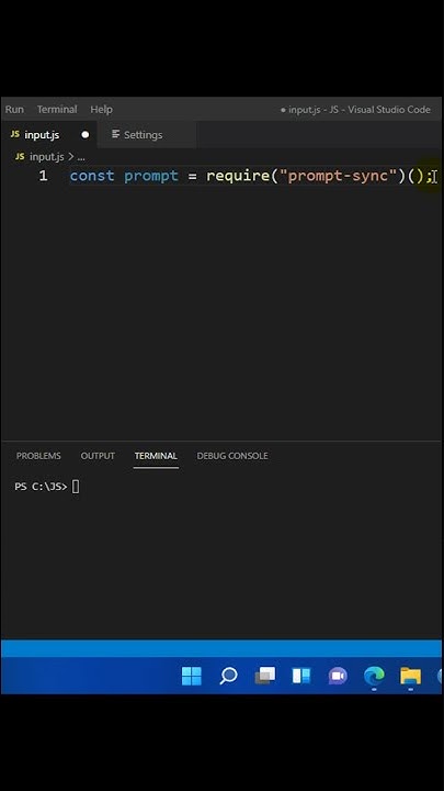 How To Take Input From User In Javascript Take Integer And String