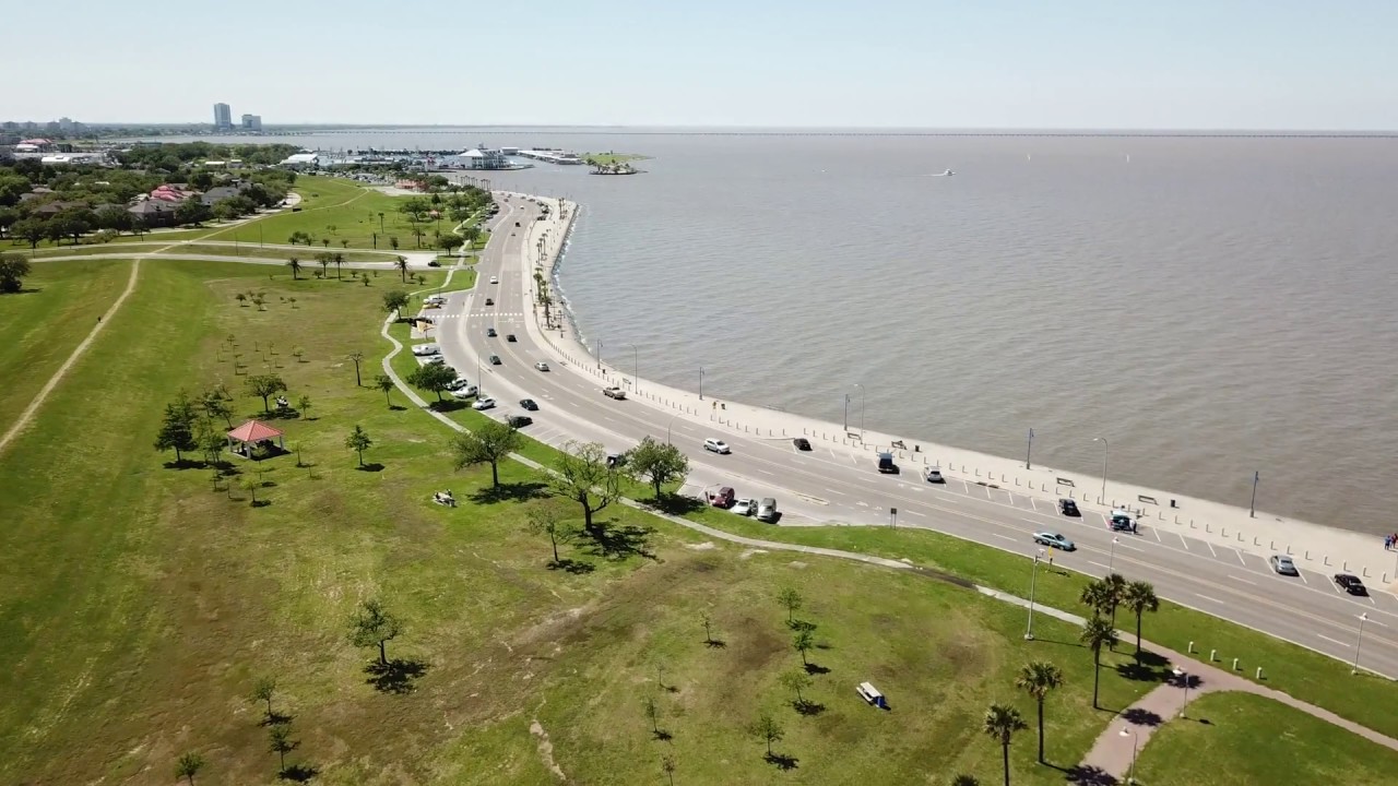 DRONES OVER NEW ORLEANS - THE LAKEFRONT - YouTube