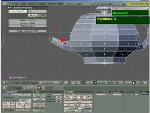 Blender Teapot Modeling Tutorial Part 2 of 2 - Realtime with Dialogue ...