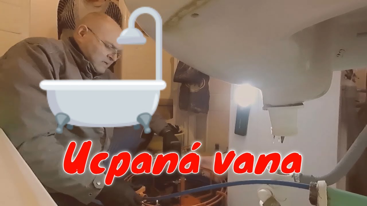 Čištění odpadů 39 (ucpaná vana ) - YouTube