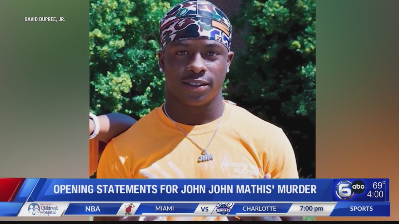 Opening statements for John John Mathis's murder - YouTube