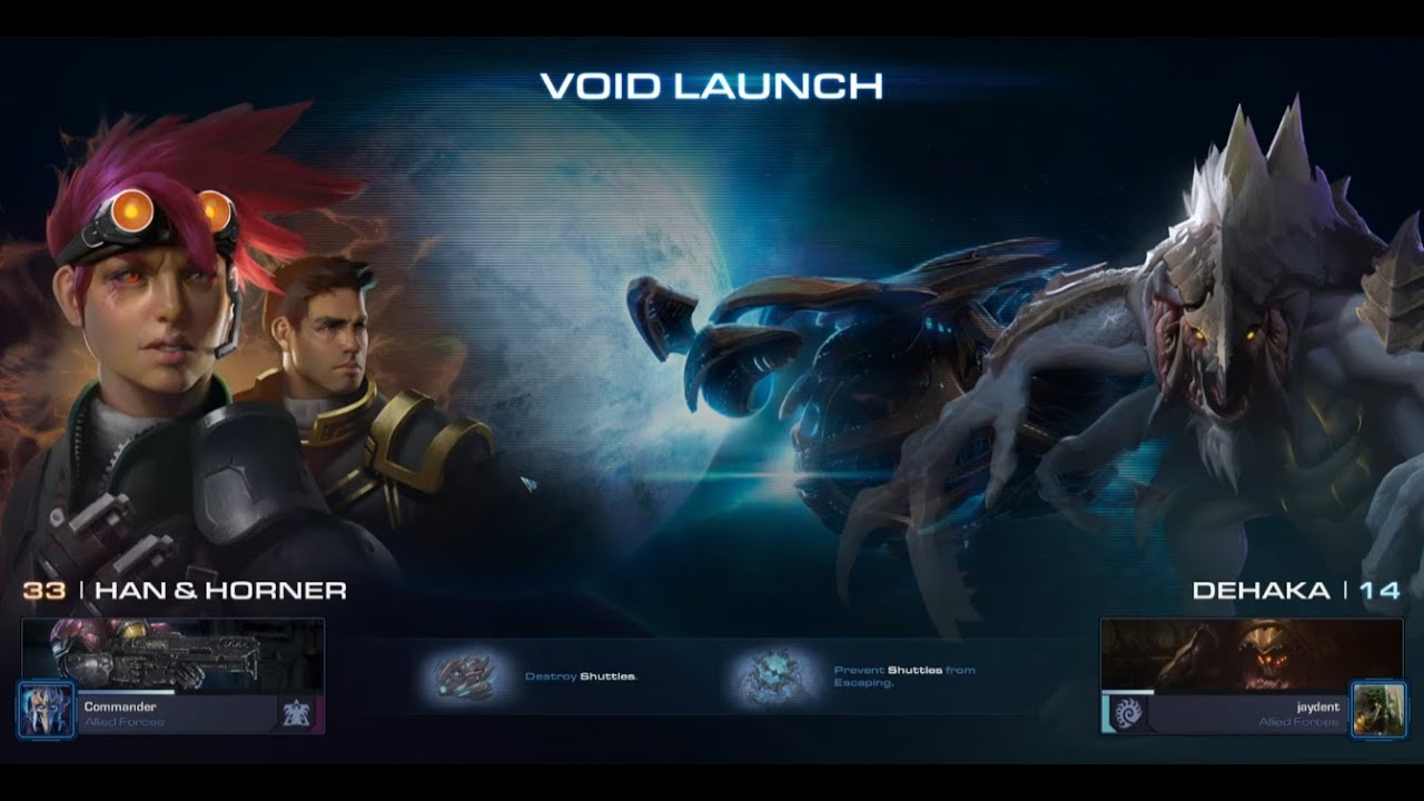 StarCraft 2 - Brutal - Han and Horner - Void Launch - YouTube