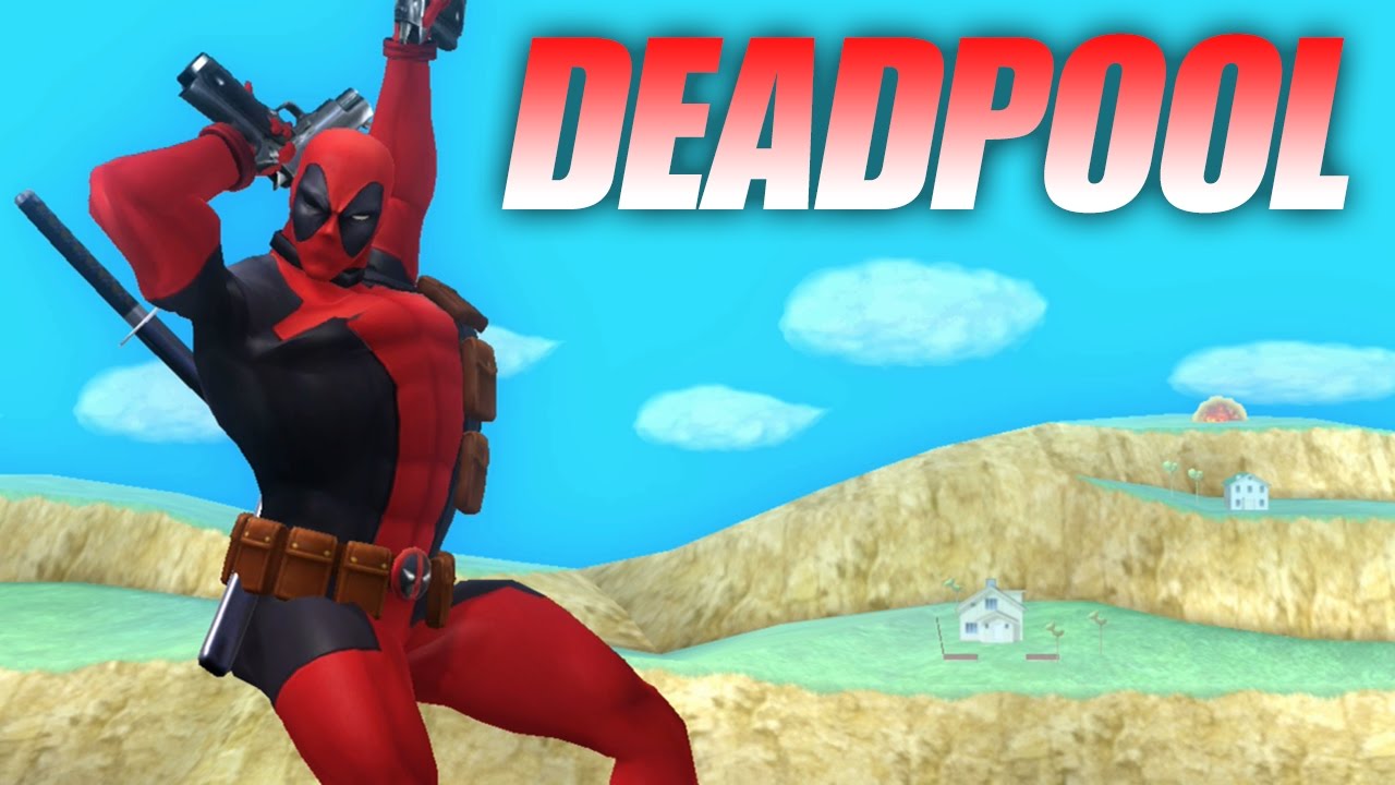DEADPOOL IN SUPER SMASH BROS! (Smash 4 Wii U Mods Skin Showcase ...