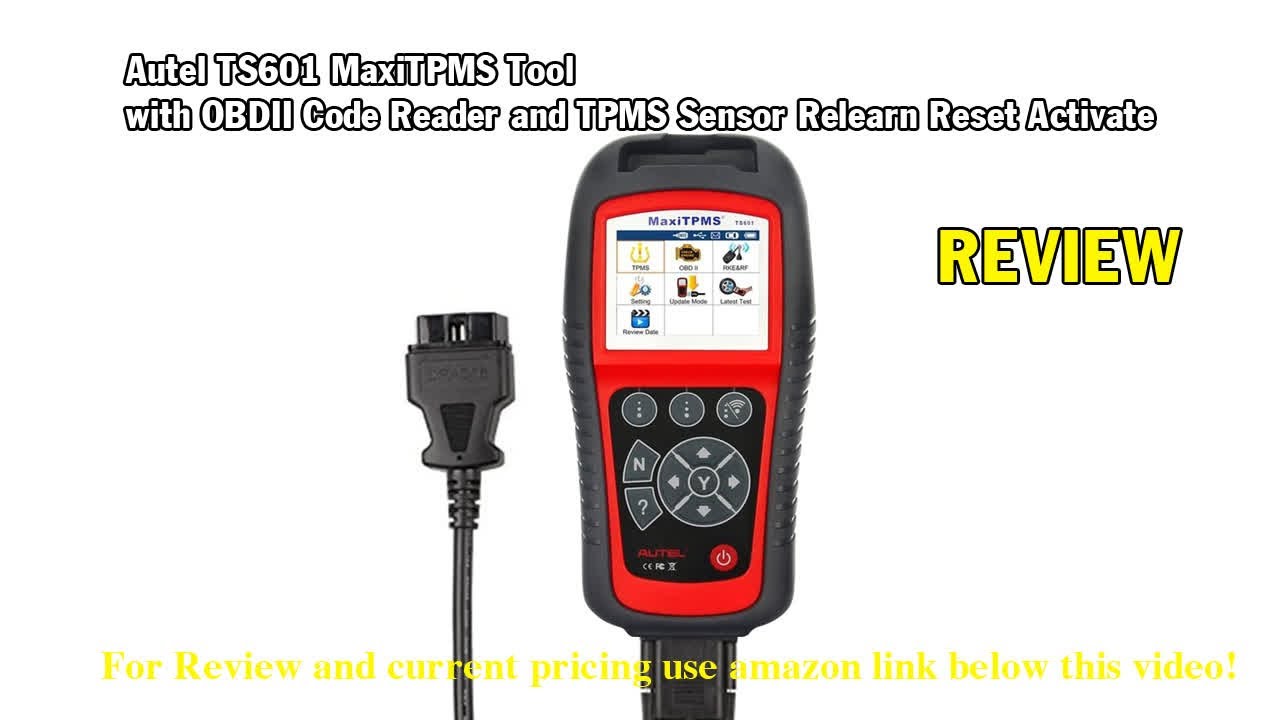 Review Autel TS601 MaxiTPMS Tool with OBDII Code Reader - YouTube