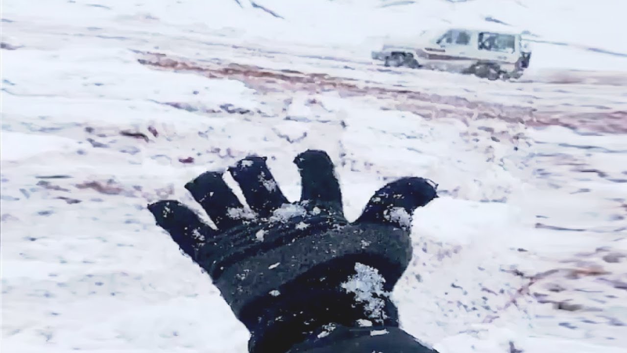 ICE in the DESERT: Unusual Cold hit Saudi Arabia. Tabuk under the SNOW ...