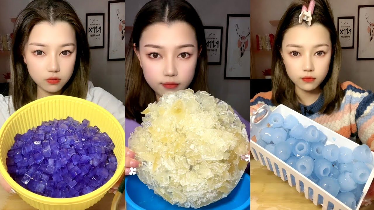 SOLO SUN GIRL | IGLOO ICE / HARD ICE EATING / ICE CUBE EATING. ICE ...