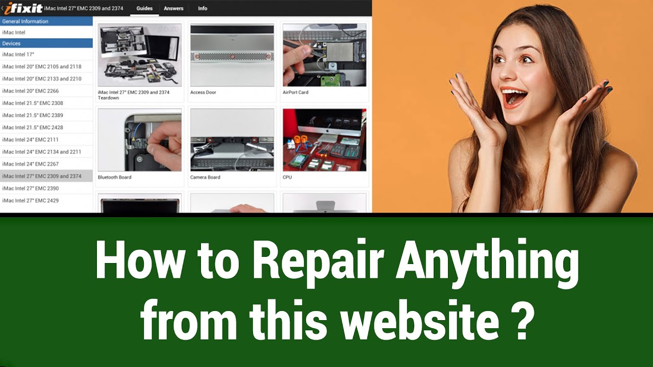 How to Repair anything from this website ? - YouTube
