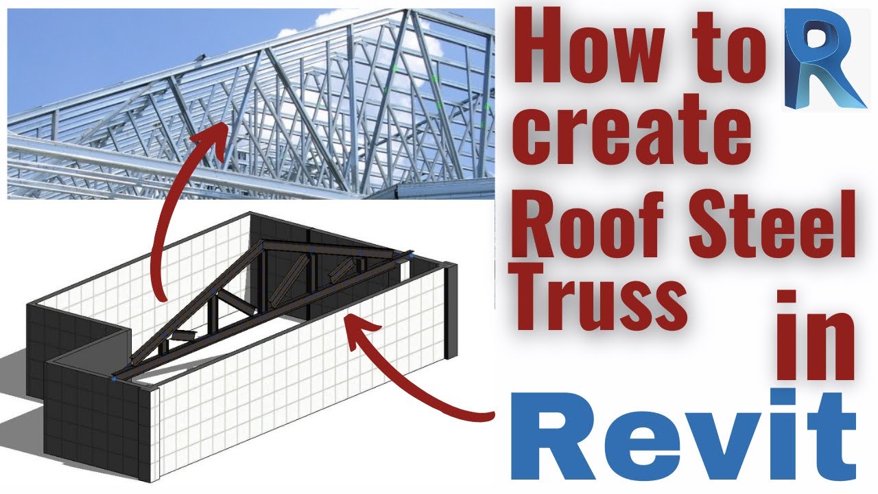 How to create a roof Steel Truss in Revit | infinity build consult #BIM ...