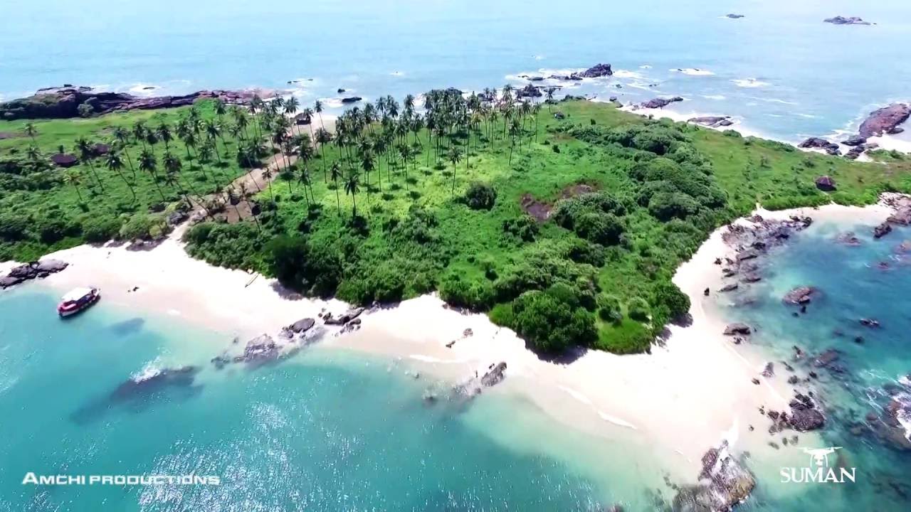 BEAUTIFUL ARIAL VIEW OF ST'MARY'S ISLAND MALPE - YouTube