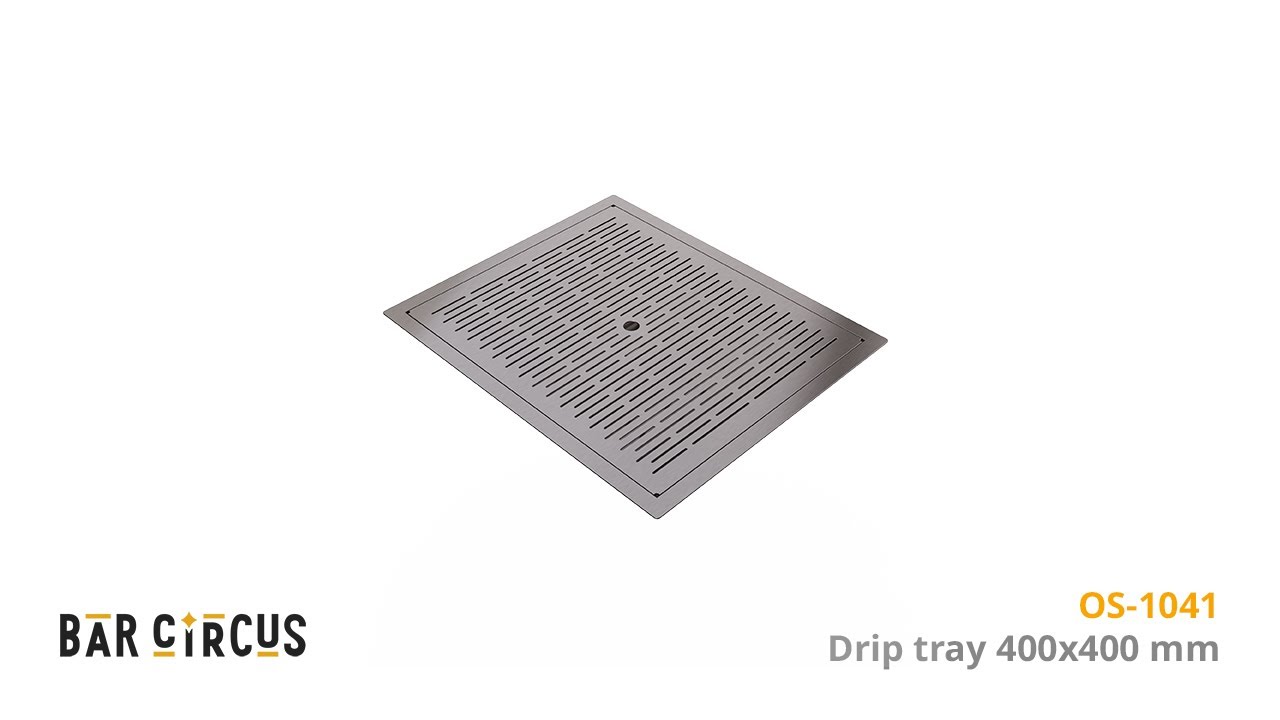 Drip tray 400x400 mm - OS-1041 - YouTube