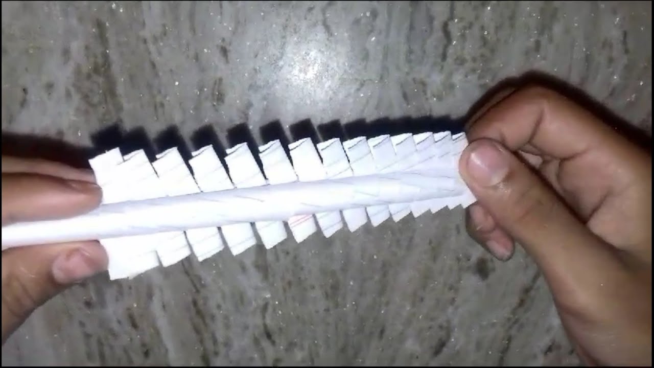 How to make a paper saru tree - YouTube