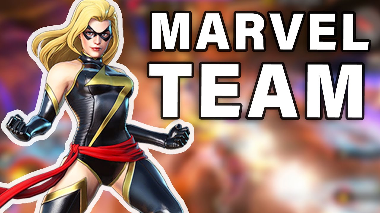 MARVEL TEAM | Captain Marvel, Phoenix, Wasp & Ms Marvel Marvel Ultimate ...