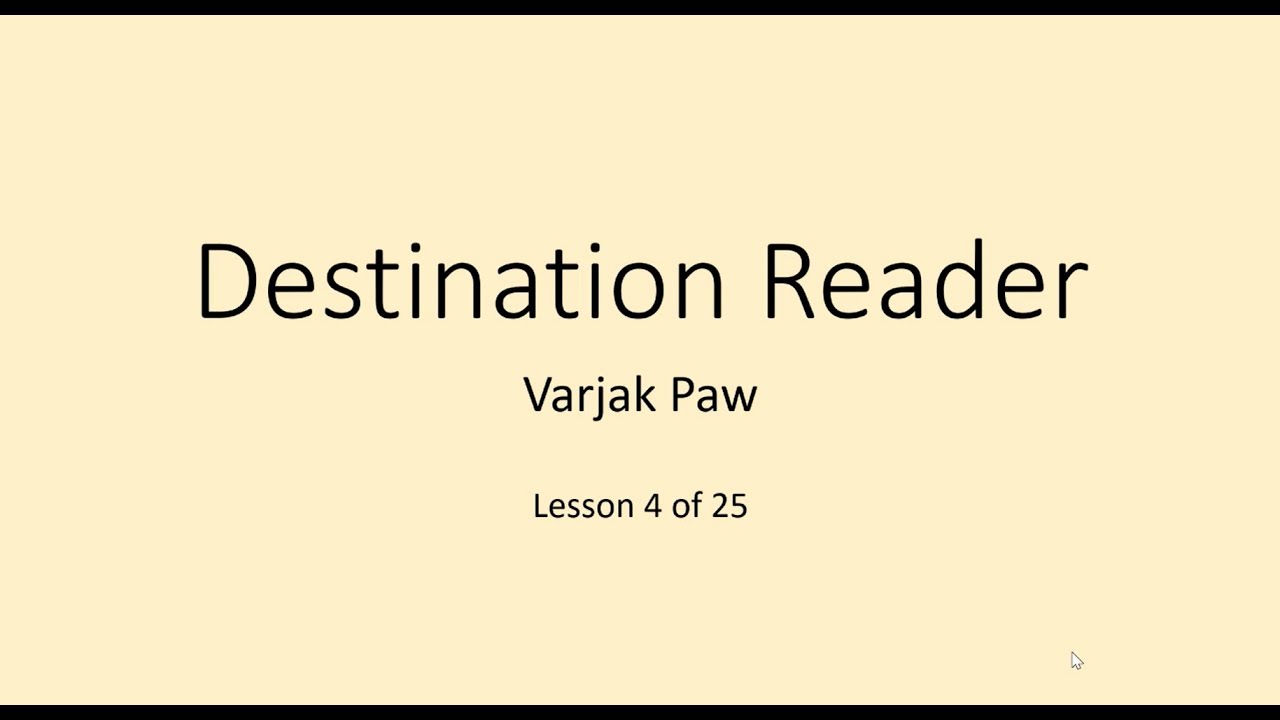 Year 4 Destination Reader Lesson 4 25 02 21 - YouTube