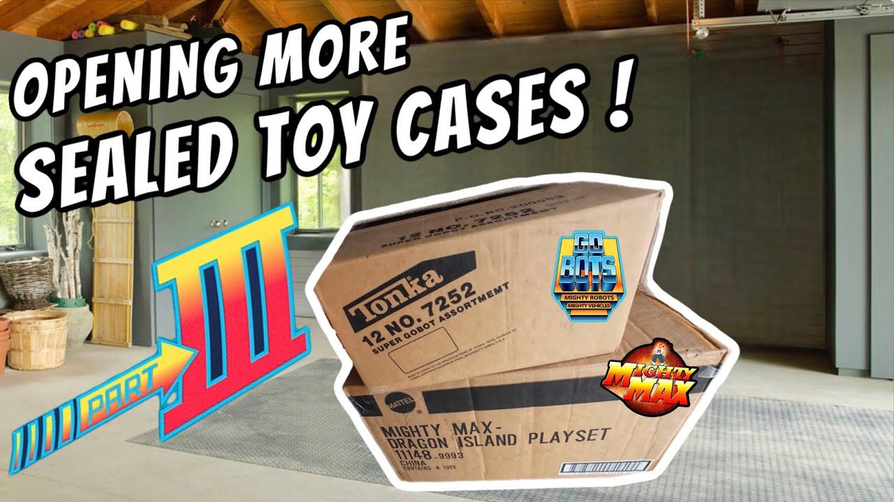 Opening SEALED Vintage Toy Cases from the 80s & 90s Mattel & Tonka PART ...