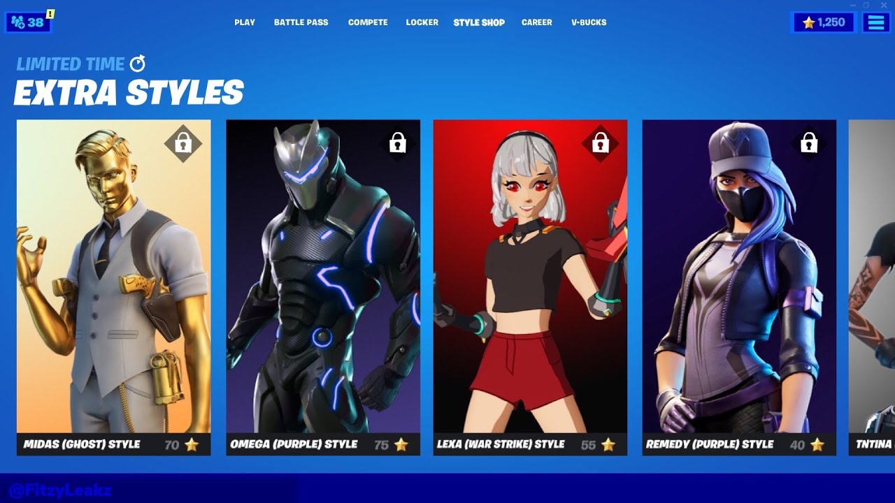 Buy OG/Rare Edit Styles from Old Seasons!? (Fortnite Battle Royale ...