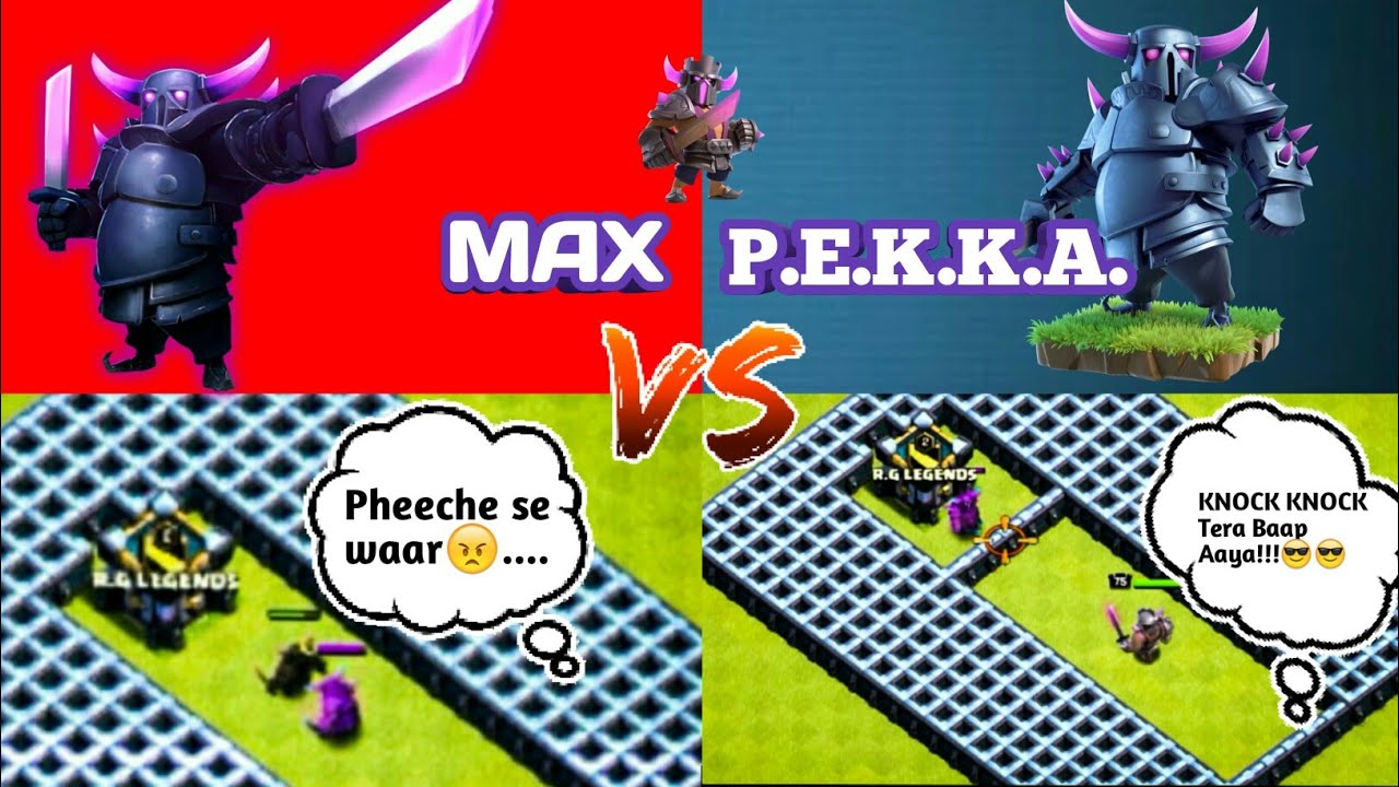 MAX P.E.K.K.A. V/S All P.e.k.k.a And The P.E.K.K.A. KING!!!!| Clashing ...