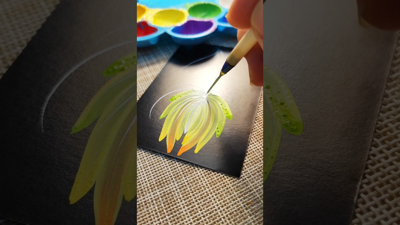 Vibrant Tulip on Black Background: The Magic of the Moment 🎨 | More on ...