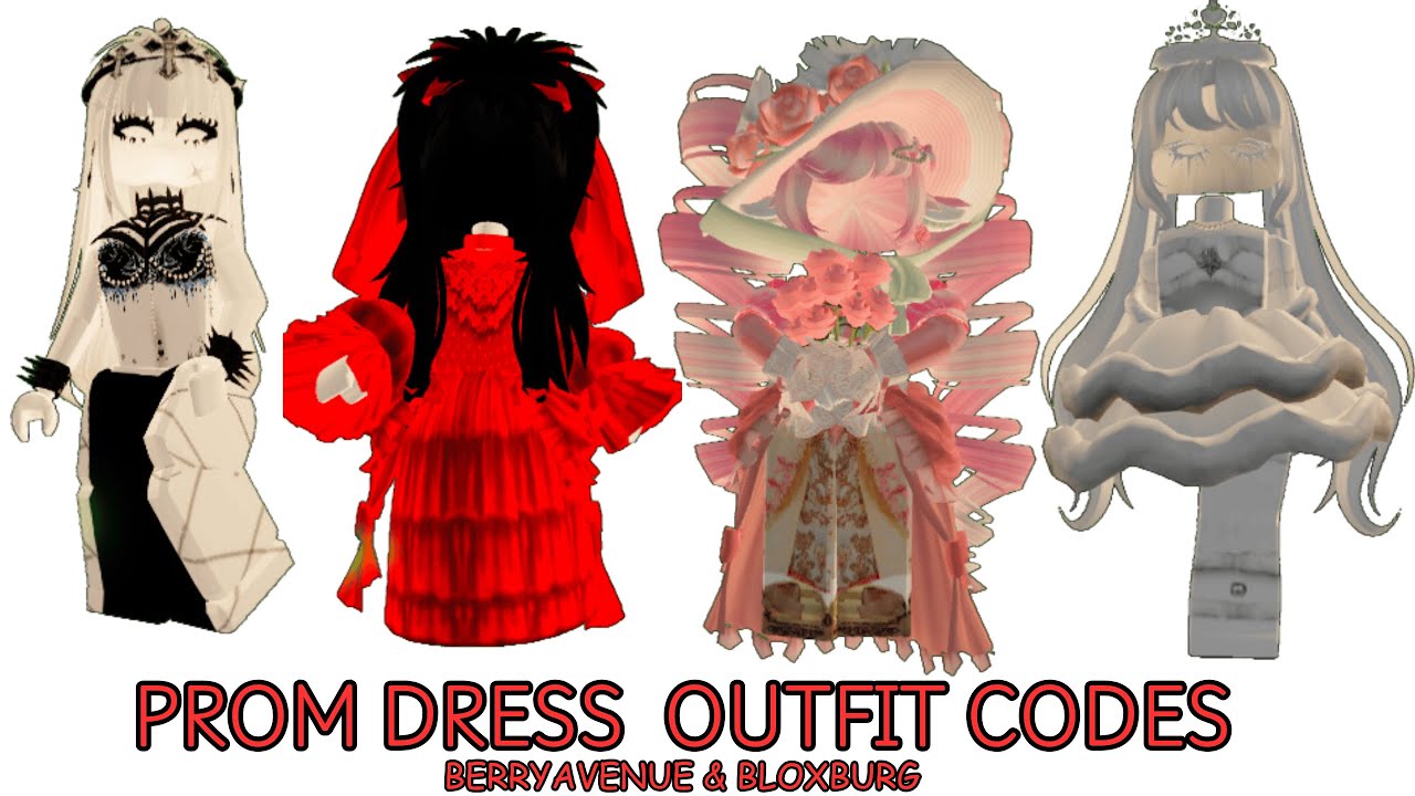 Outfit Codes Prom Dress Gown ! Berry Avenue codes, Bloxburg ...