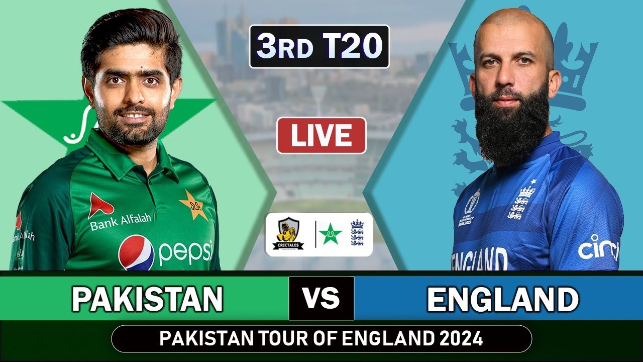 PAKISTAN vs ENGLAND 3rd T20 MATCH Live SCORES | PAK VS ENG LIVE ...