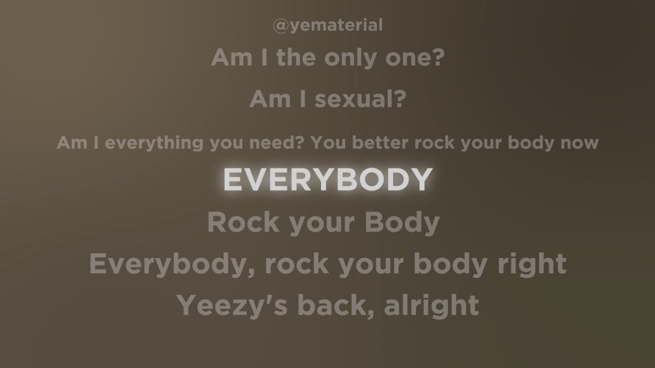 Everybody (Lyrics Effect)(CDQ) - ¥$, Kanye West, Ty Dolla $ign, Lil ...