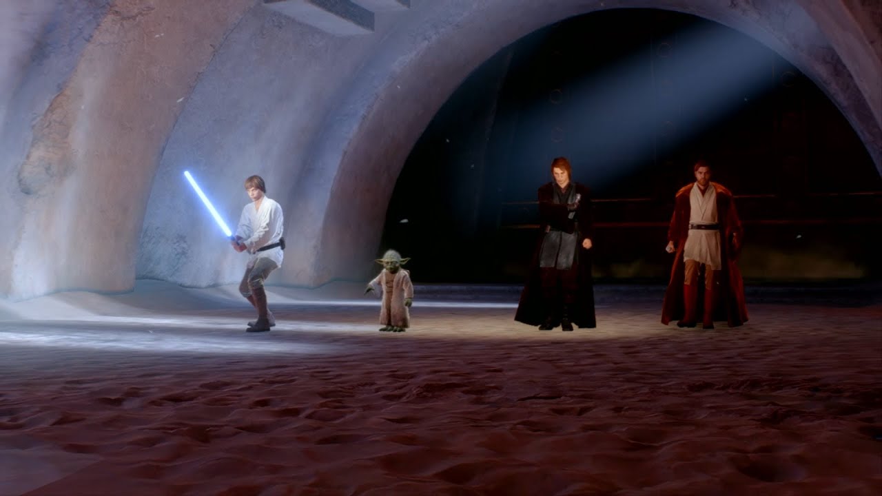 Battlefront 2 | Luke Gameplay | Heroes Vs Villains - YouTube