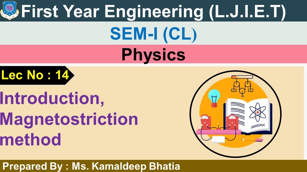 Lec-14_Introduction, Magnetostriction method| Physics |First year ...