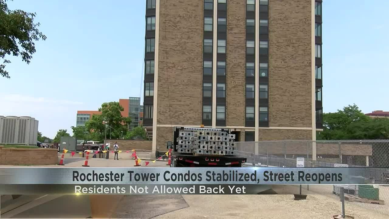 Shoring work on Rochester Tower Condos complete, street reopens - YouTube
