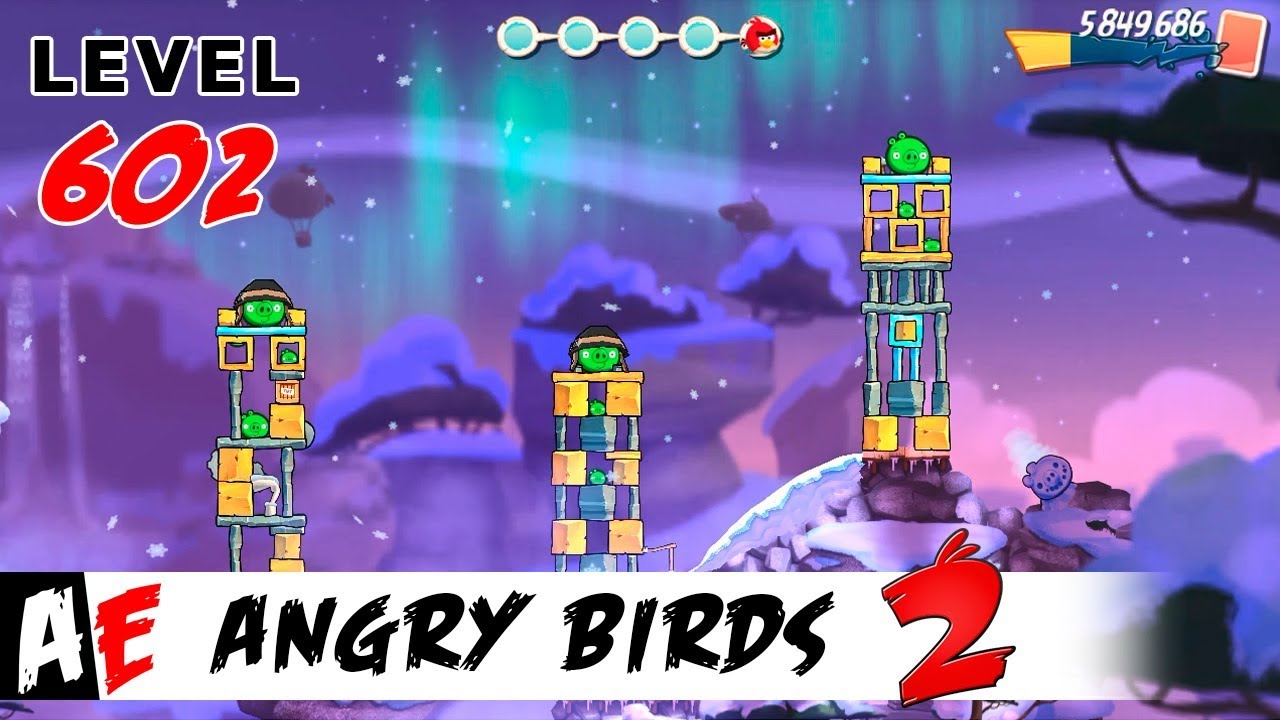 Angry Birds 2 LEVEL 602 / Злые птицы 2 УРОВЕНЬ 602 - YouTube